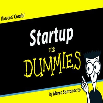 Startup for dummies | PDF