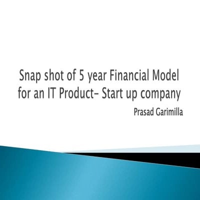 Start up it co financial model | PPT