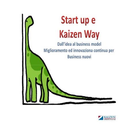 Start up & kaizen way bruno fabiano | PPT