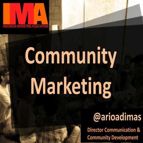 Community Marketing | PPTX