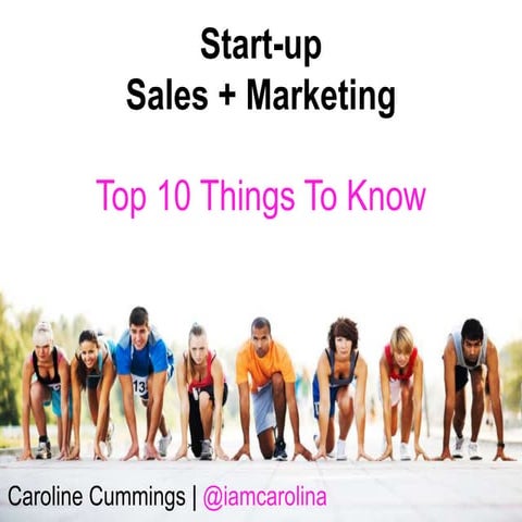 Startup Marketing & Sales | PPTX