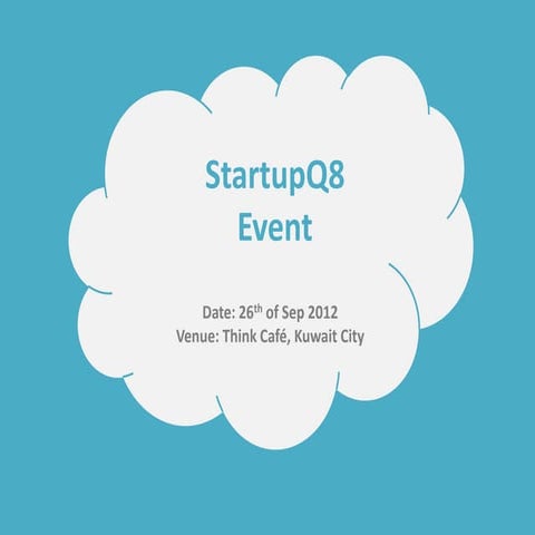 Startup q8 event | PPTX