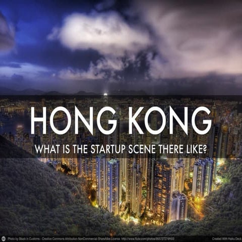 Startup scene in hong kong | PDF