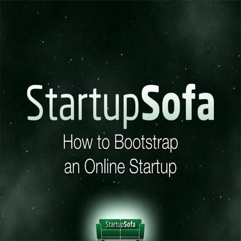 Bootstrapping an Online Startup | PPT