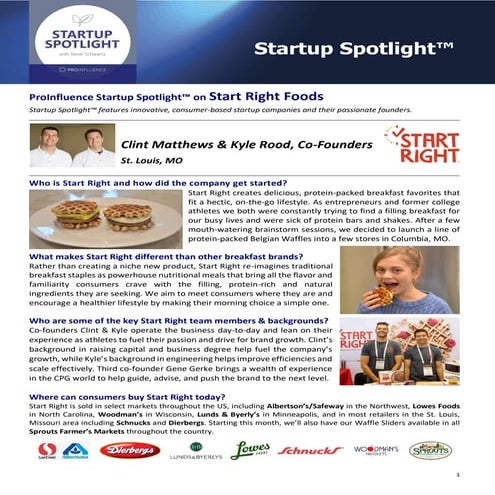 ProInfluence Startup Spotlight™ on Karma Nuts | PDF
