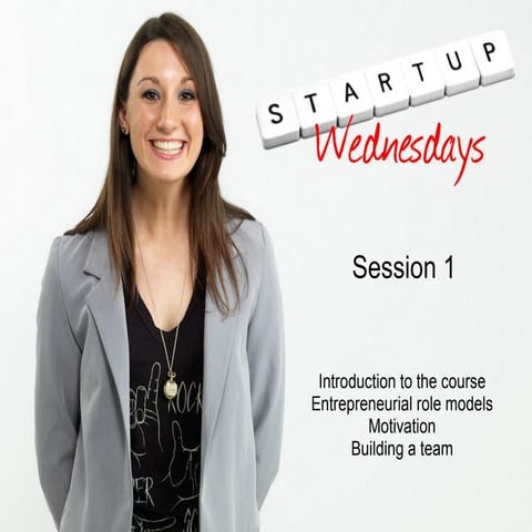 Startup Wednesday 1: Introduction & Team Building | PPT | Startups | Business