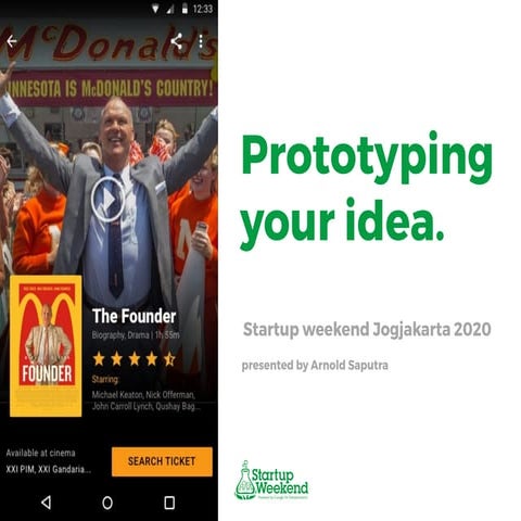 Startup week end-prototyping Jogja 2020 | PDF