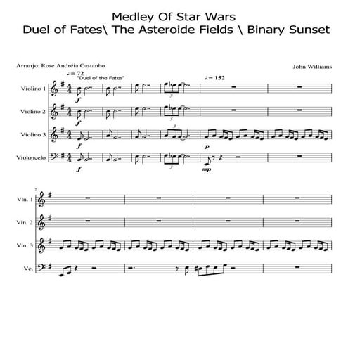 Star Wars Medley | PDF