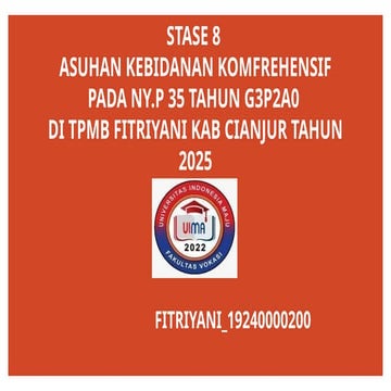 Ppt ASUHAN KEBIDANAN KOMPREHENSIF | PPTX
