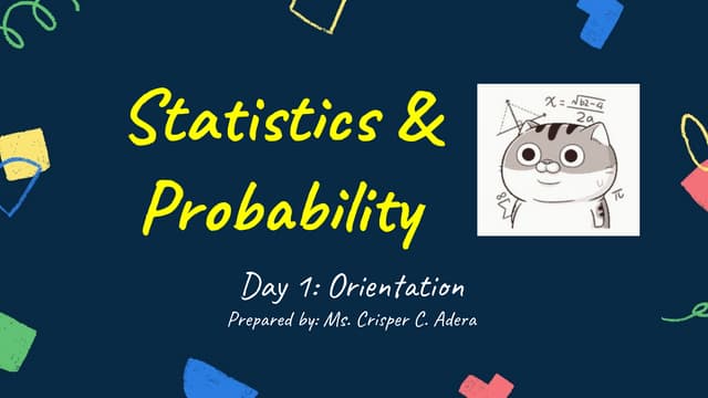 Mean Variance And Standard Deviation Of A Discrete Random Variable Pptx