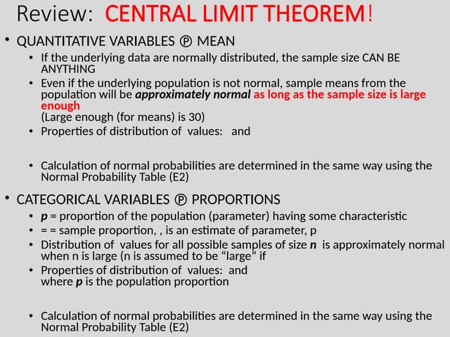 Stat 206 Chapter 8 Confidence Interval Estimation Pptx