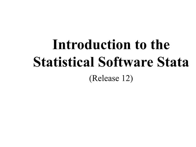 Stata Trainingeeappt