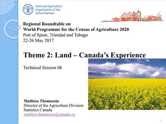 cropsurvey-MasterTraining.pptx | Agriculture | Industries