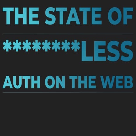 The State Of Passwordless Auth On The Web Ppt