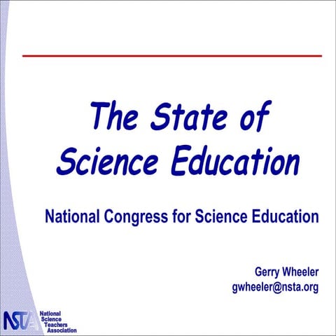 State Of Science Education | PPT