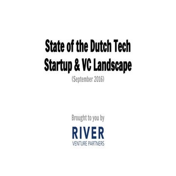 State of the Dutch Startup & VC Landscape | PDF
