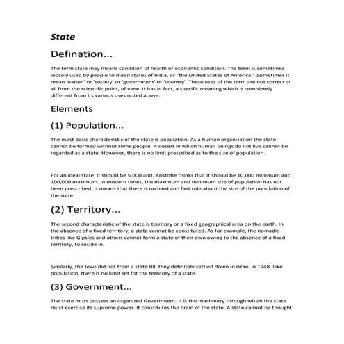 Lec 7 elements_of_the_state | PPT