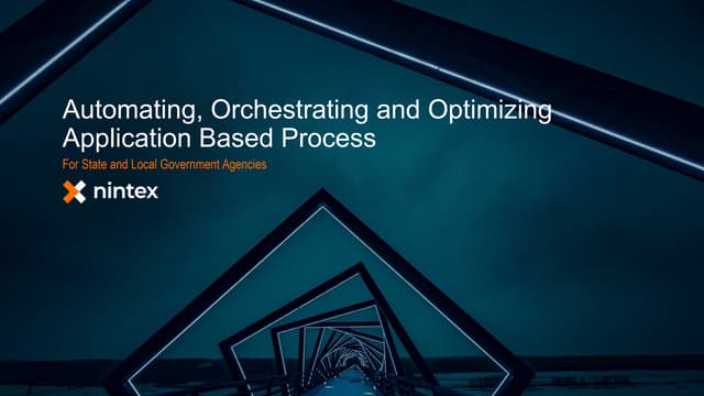 Automating Paper Based Workflows For Government Ppt