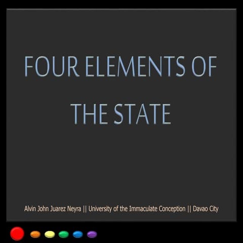 State and its elements | PPT