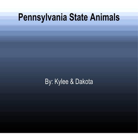 State animals slide | ODP