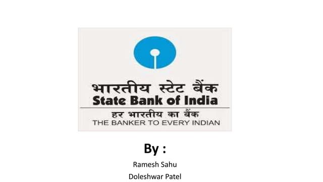 Presentation on state bank of india | PPTX