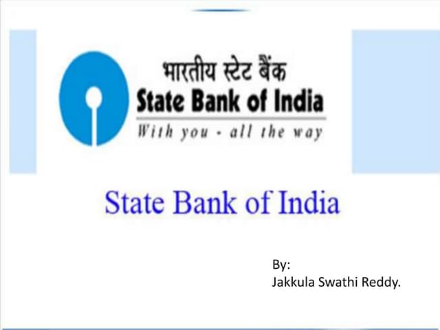 Presentation on state bank of india | PPTX