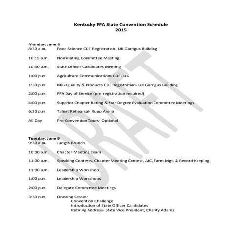 Former state ffa officers list | DOC