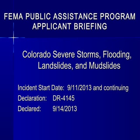 Disaster assistance fema + Update | PDF