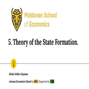Theory of the State Formation: History and Political Economy Concepts | PDF