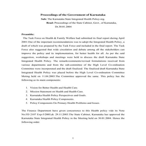 State health policy | PDF | Healthcare Industry | Industries