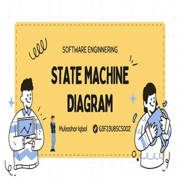 state machine diagram and analysis imp for ppt | PDF