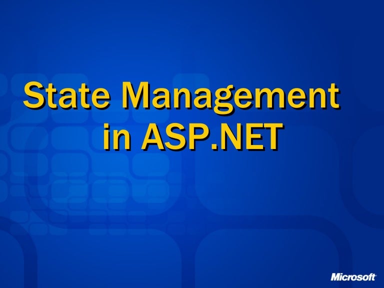 State Management In Aspnet 5167