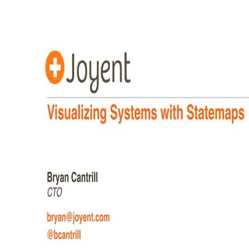 Visualizing Systems With Statemaps Ppt
