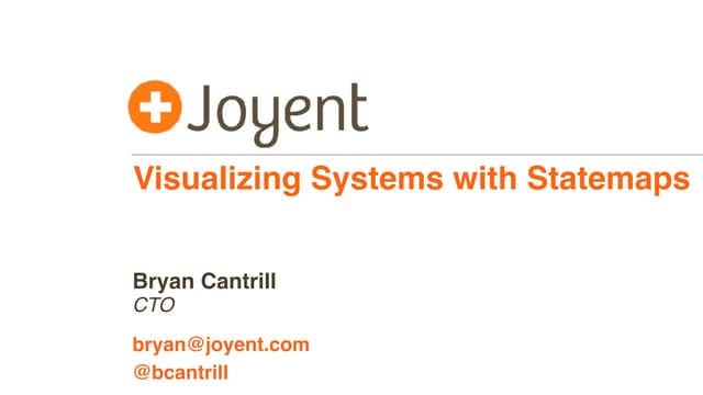 Visualizing Systems With Statemaps Ppt