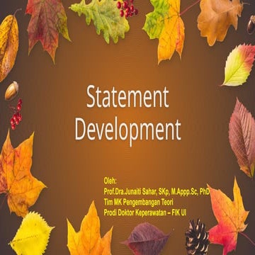 Statement Development copy.pptxFGSGSGSHSGGH SGFGRGTG | PPTX