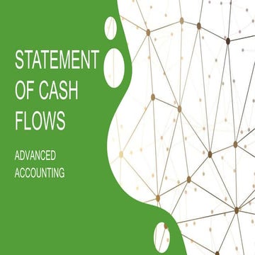 Statement of Cash Flows Powerpoint presentation | PPTX