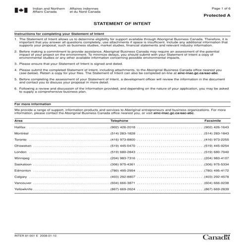 Statement of intent instructions | PDF | Genealogy and Ancestry ...