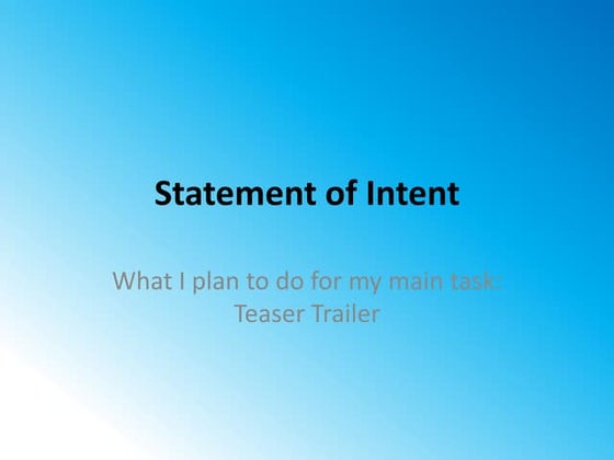 FMP initial plans | PPT