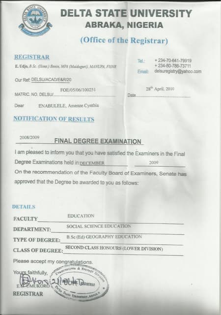 NOSA certificates | PDF