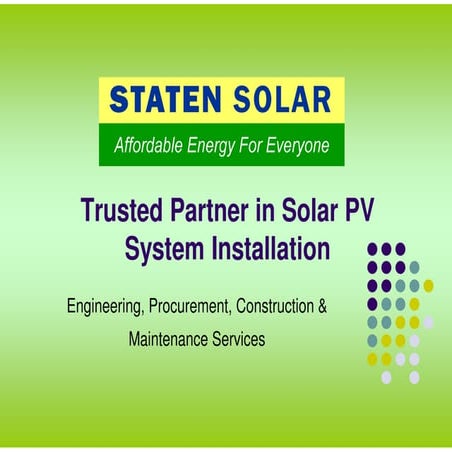 Staten solarprofile epc for spv power plant applicants | PDF