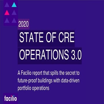 State of CRE Operations 3.0 - Report | PPT