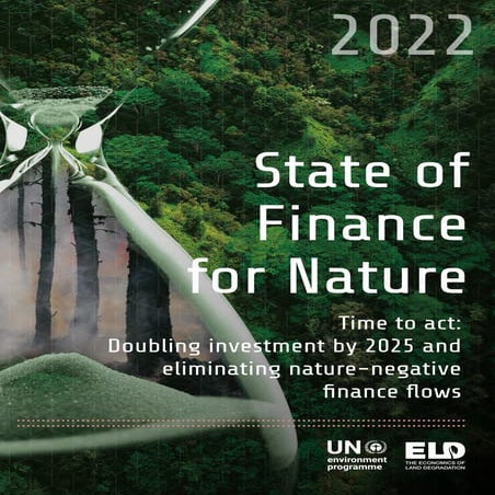 UNEP Report: State of Finance for Nature | PDF