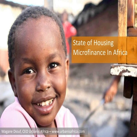 State of Housing Microfinance in Africa | PPT