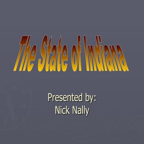 State Of Indiana[1] | PPT | Contemporary Hits/Pop/Top 40 | Music