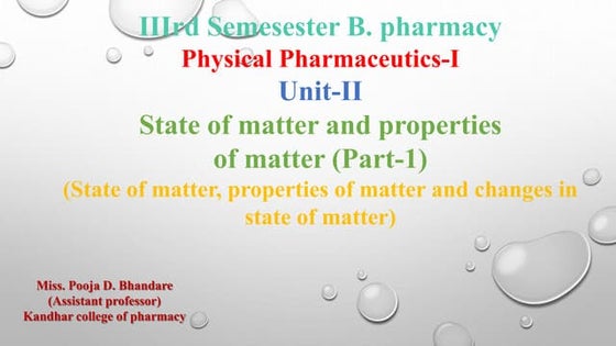 State of matter and properties of matter (Part-7)(Solid-crystalline ...