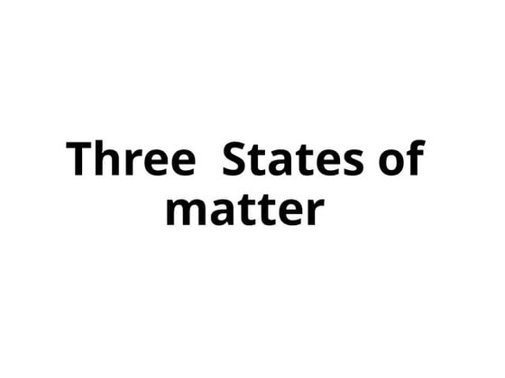 States Of Matter Power Point | PPT | Chemistry | Science