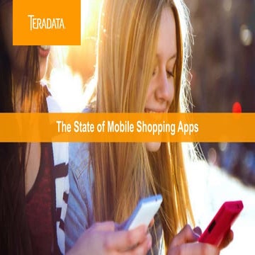 The State of Mobile Shopping Apps | PPT