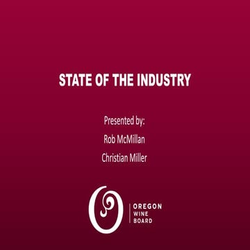 Oregon Alcohol: Demand, Employment and Privatization | PPTX