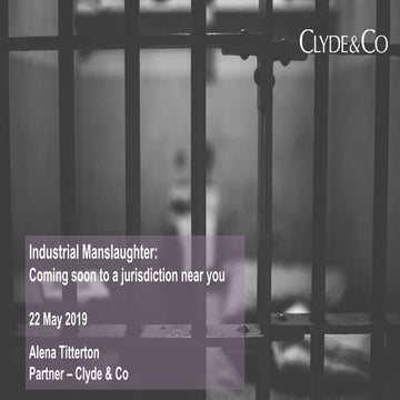 State of the nation the irrepressible rise of industrial manslaughter ...
