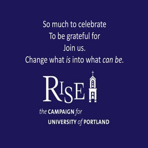 State of University of Portland - 2011 | PPT